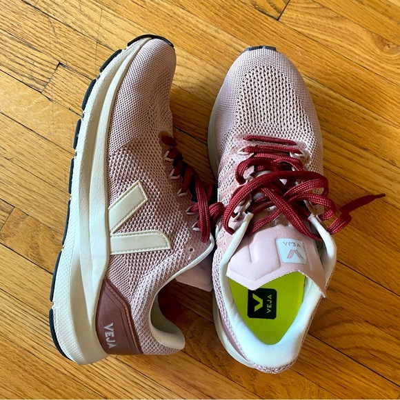Veja | Shoes | Veja Pink Sneakers With Sporty Design | Poshmark